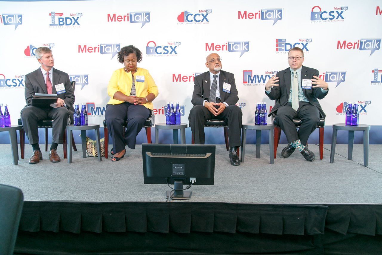 Jim Menard, Karen Freeman, Kirit Amin, & Tom Sasala – MeriTalk CCX Brainstorm 2015 – MeriTalk
